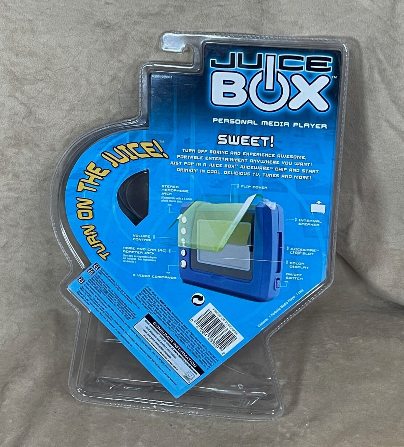 Vintage Early 00s Mattel Toys Juice Box Personal Media Player New in ...