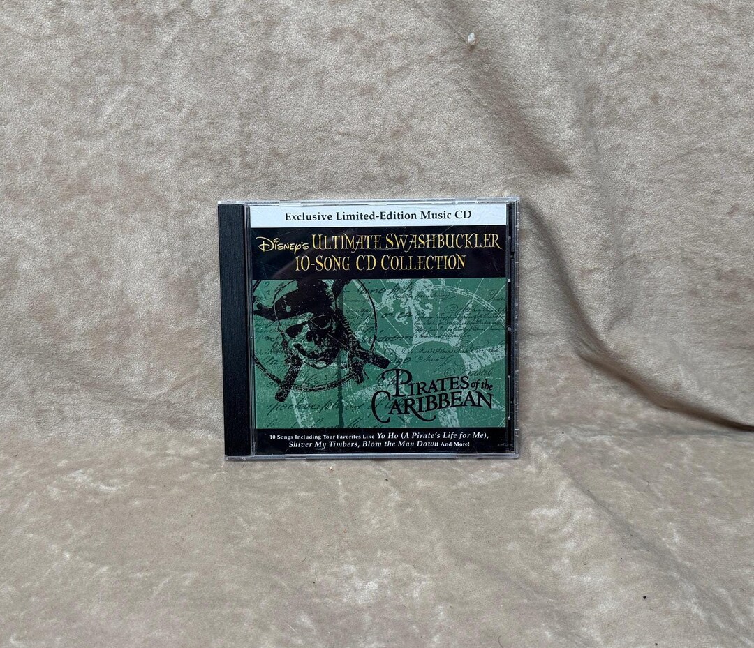 Vintage Walt Disney Ultimate Swashbuckler 10-song CD Collection Pirates ...