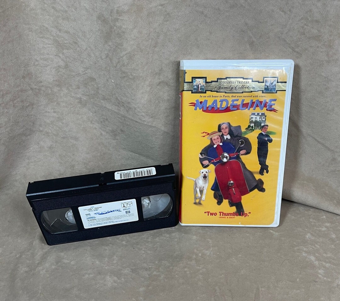 Vintage 1998 Madeline VHS Videocassette Hard Case Vintage Movie - Etsy