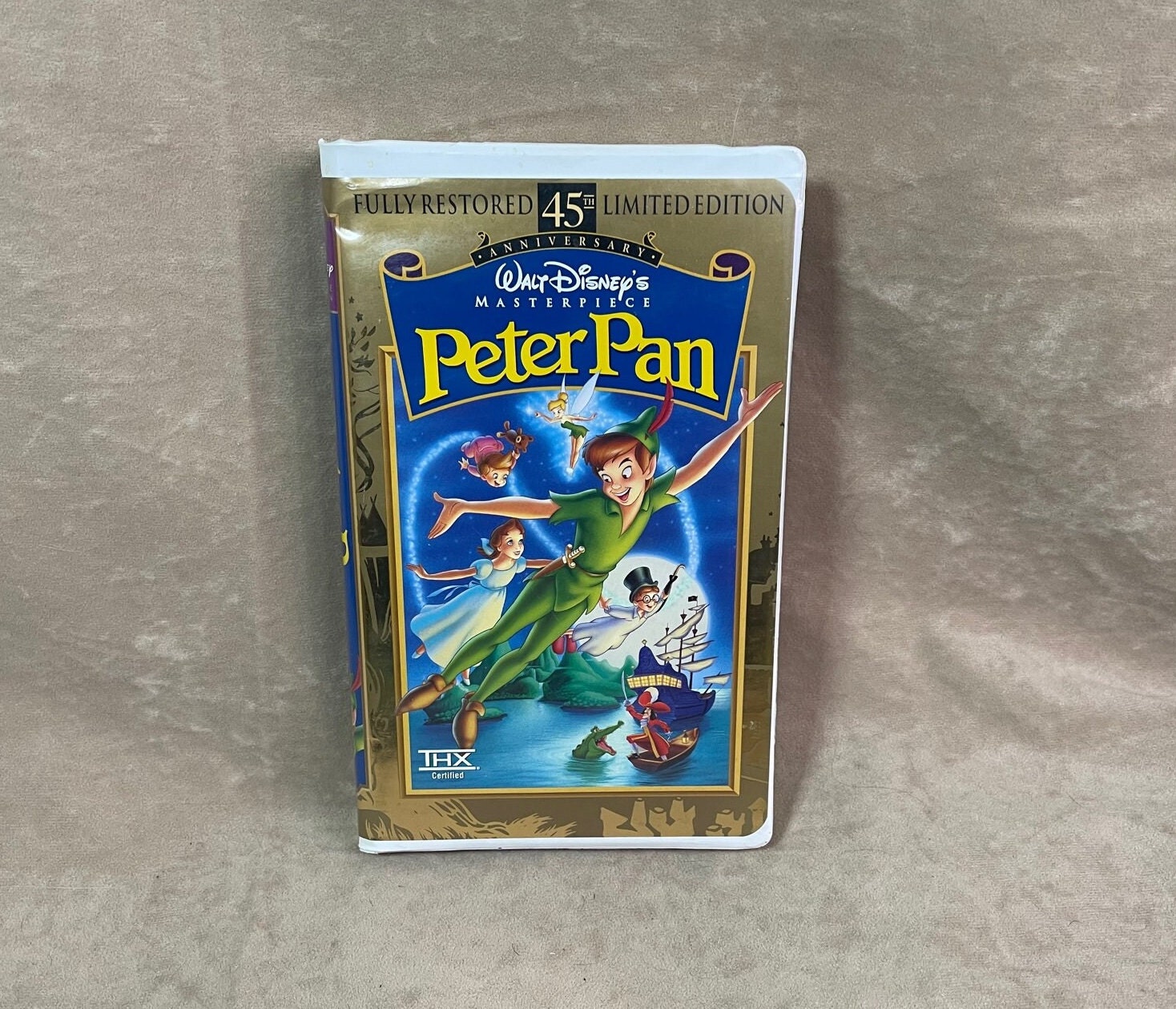 Vintage 1998 Walt Disney VHS 45th Anniversary Peter Pan VHS ...
