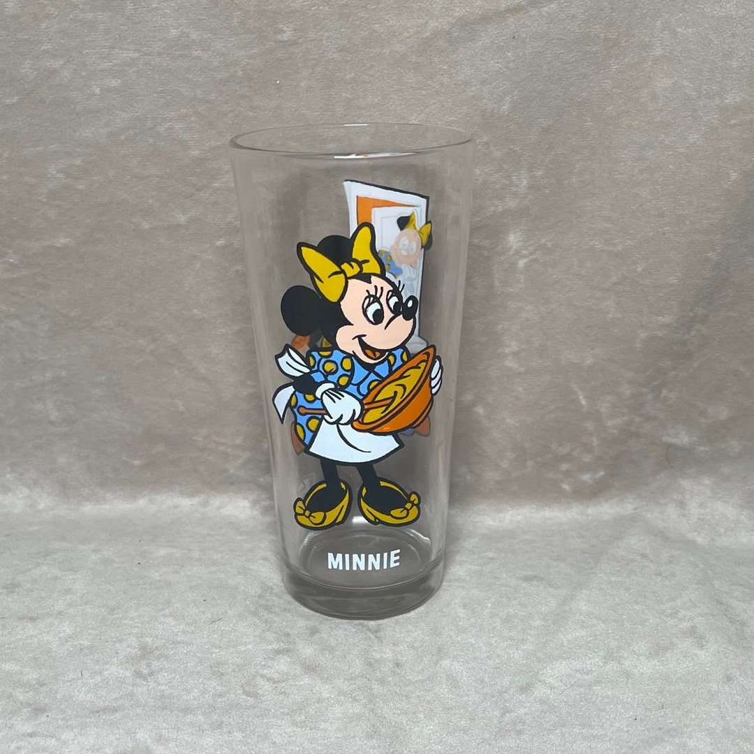 Vintage 1978 Walt Disney Minnie Mouse Pepsico Pepsi Drinking Glass Happy Birthday Mickey - Etsy