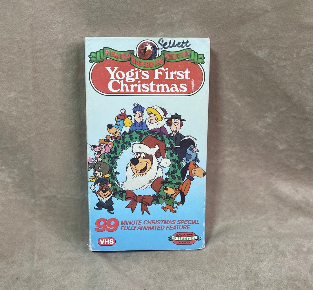 Vintage 1989 Hanna-barbara Yogi's First Christmas Animated VHS ...