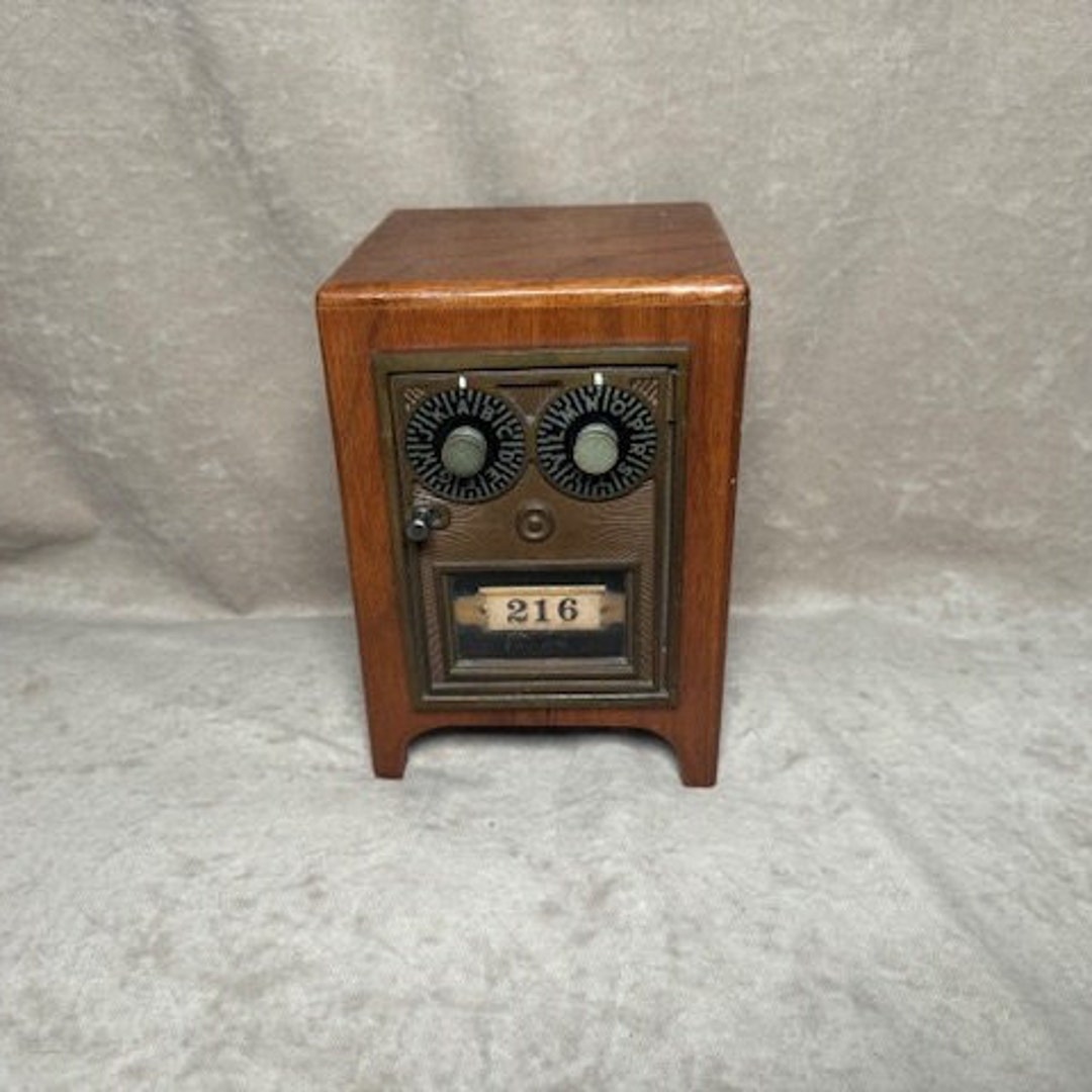 Vintage Dual Alphabet United States Postal Service Post Office Box #216 ...