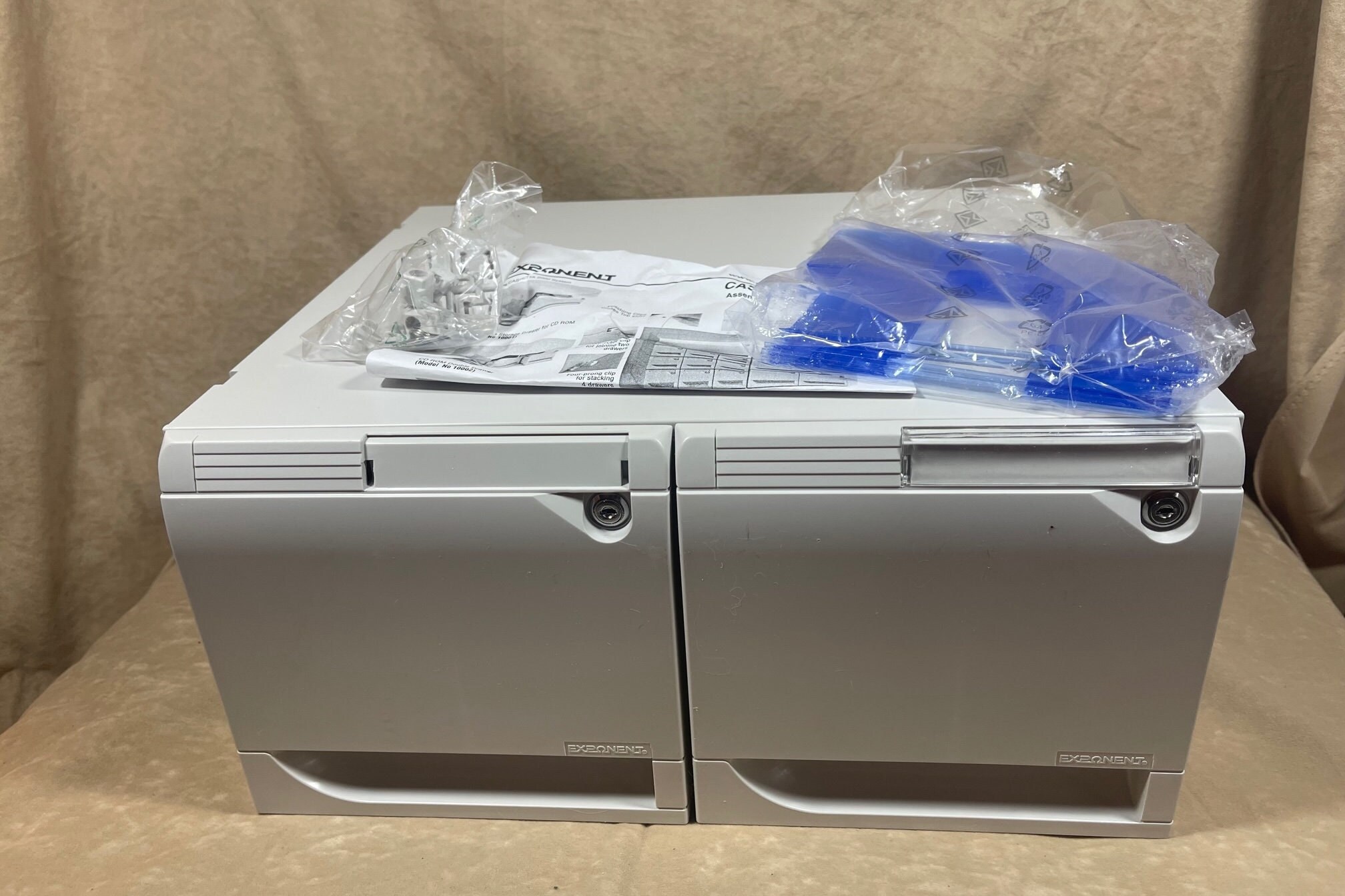 Vintage Early 2000s Exponent Cassetta 2000 CD/CD Rom Lockable Modular ...