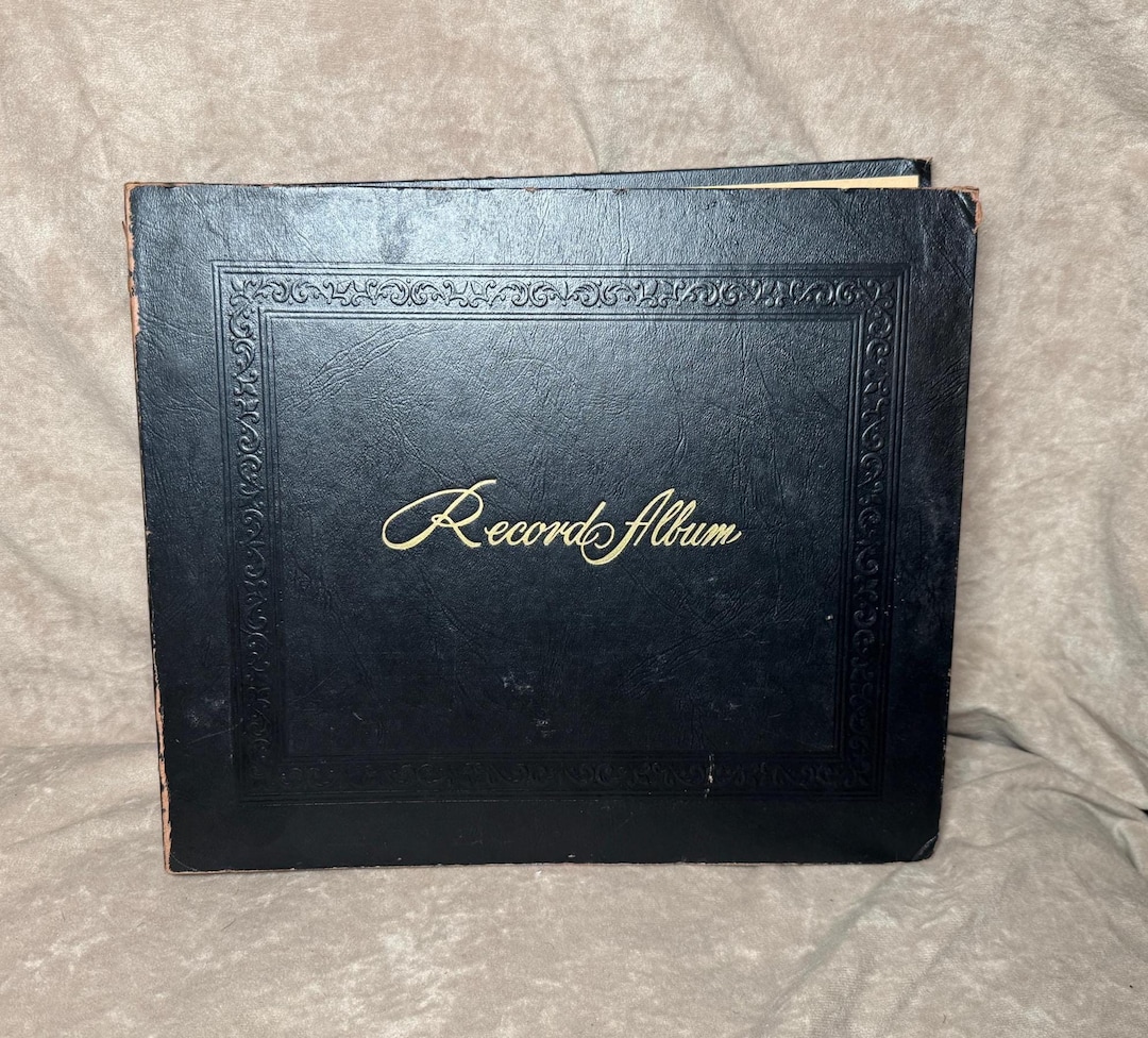 Vintage 1940s Collection of (9) Shellac Vinyl 78RPM Records W/ Binder ...