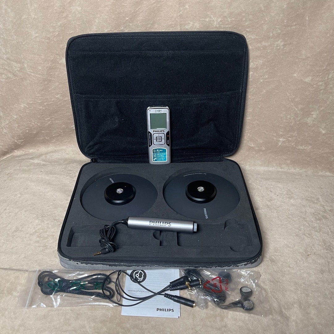 Vintage 2000s Philips Voice Tracer LFH0898 8GB Digital Voice Recorder ...