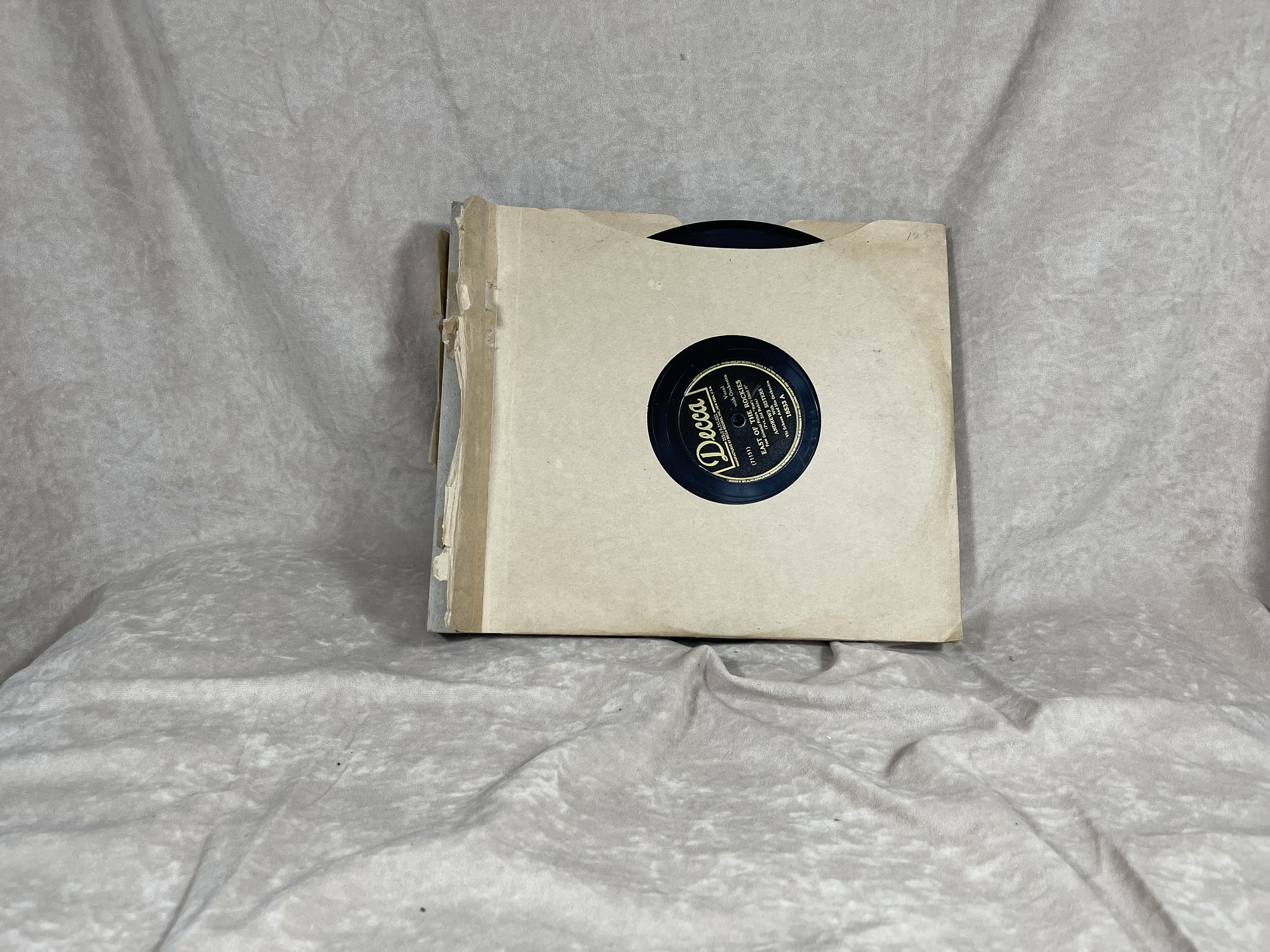 Vintage 1940s Collection of 11 78rpm Shellac Records W/ Binder Dorsey ...