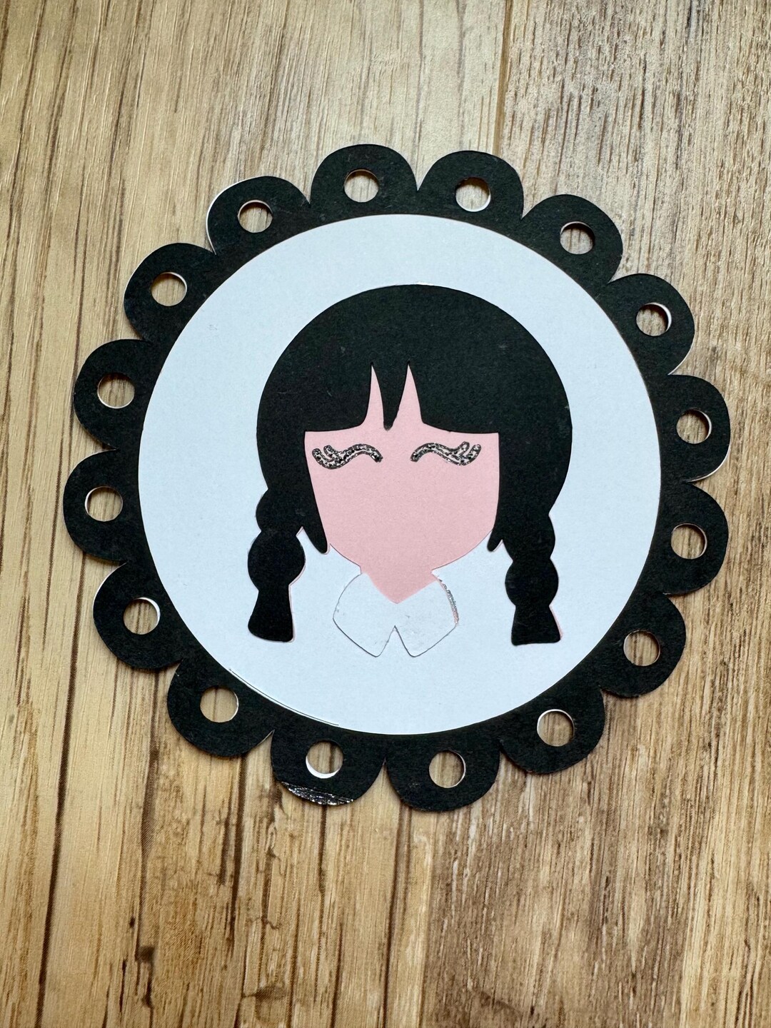 Wednesday Addams (for Cake Topper) - Etsy