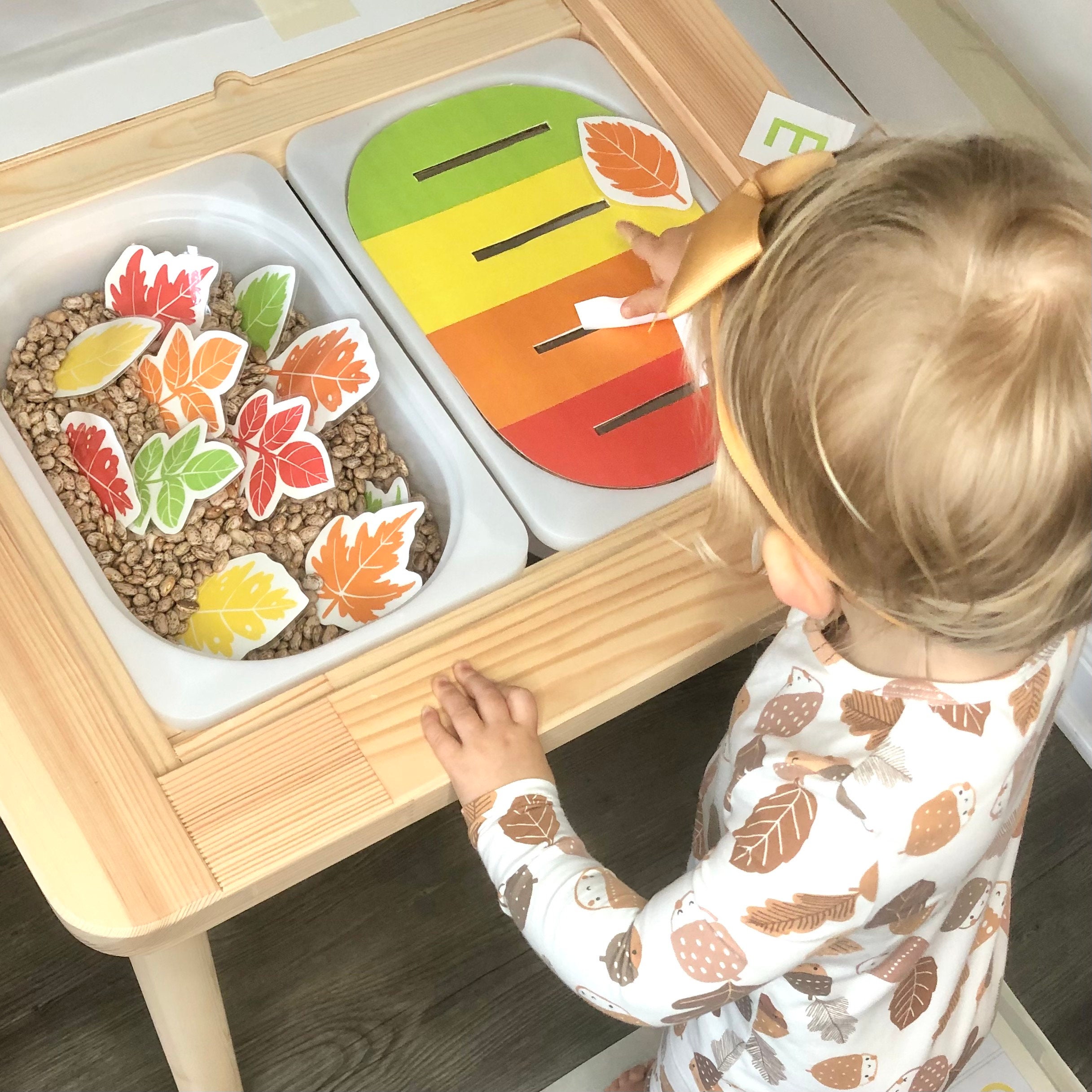 FALL Leaves Printable Toddler Activity Set Play Ideas - Etsy