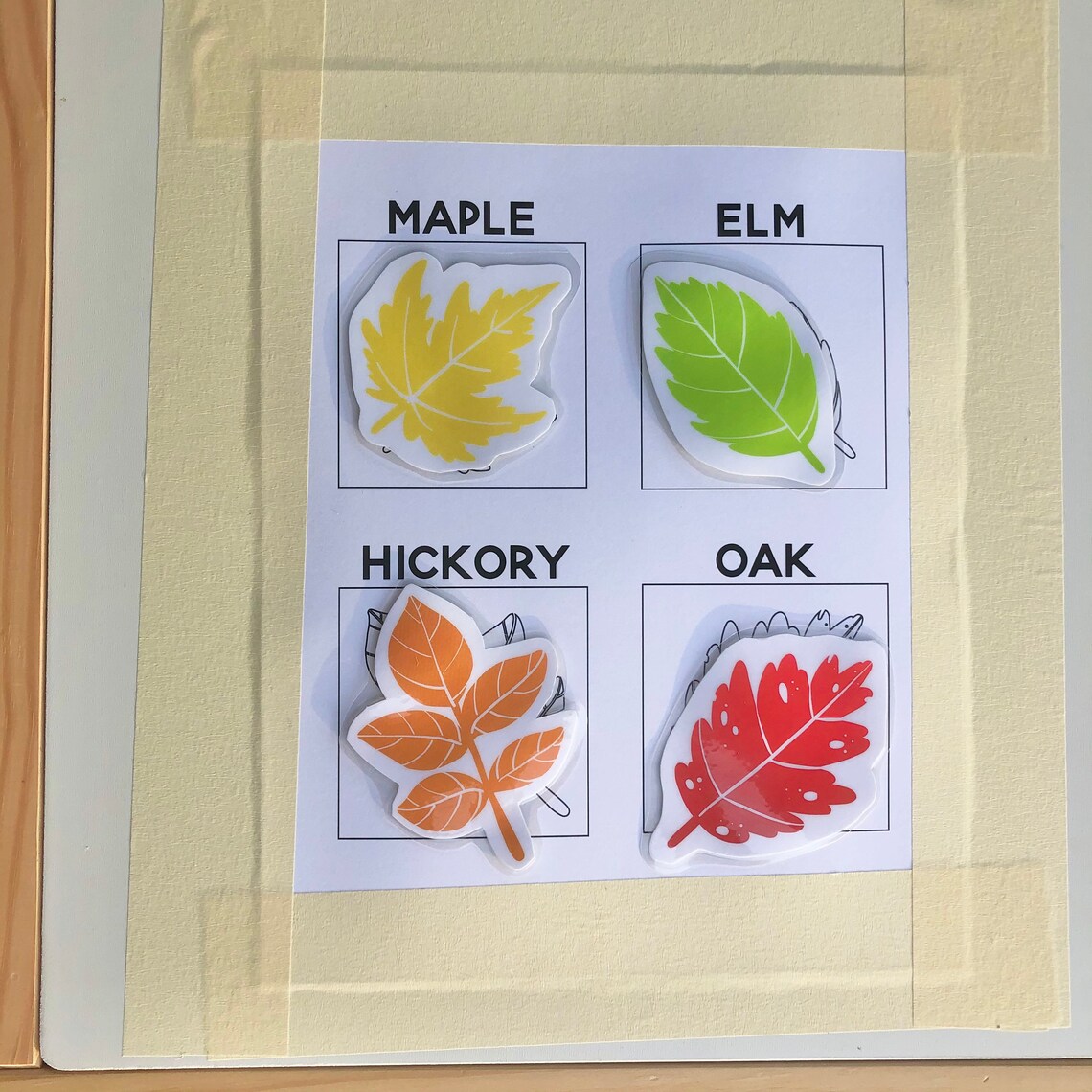 FALL Leaves Printable Toddler Activity Set Play Ideas - Etsy