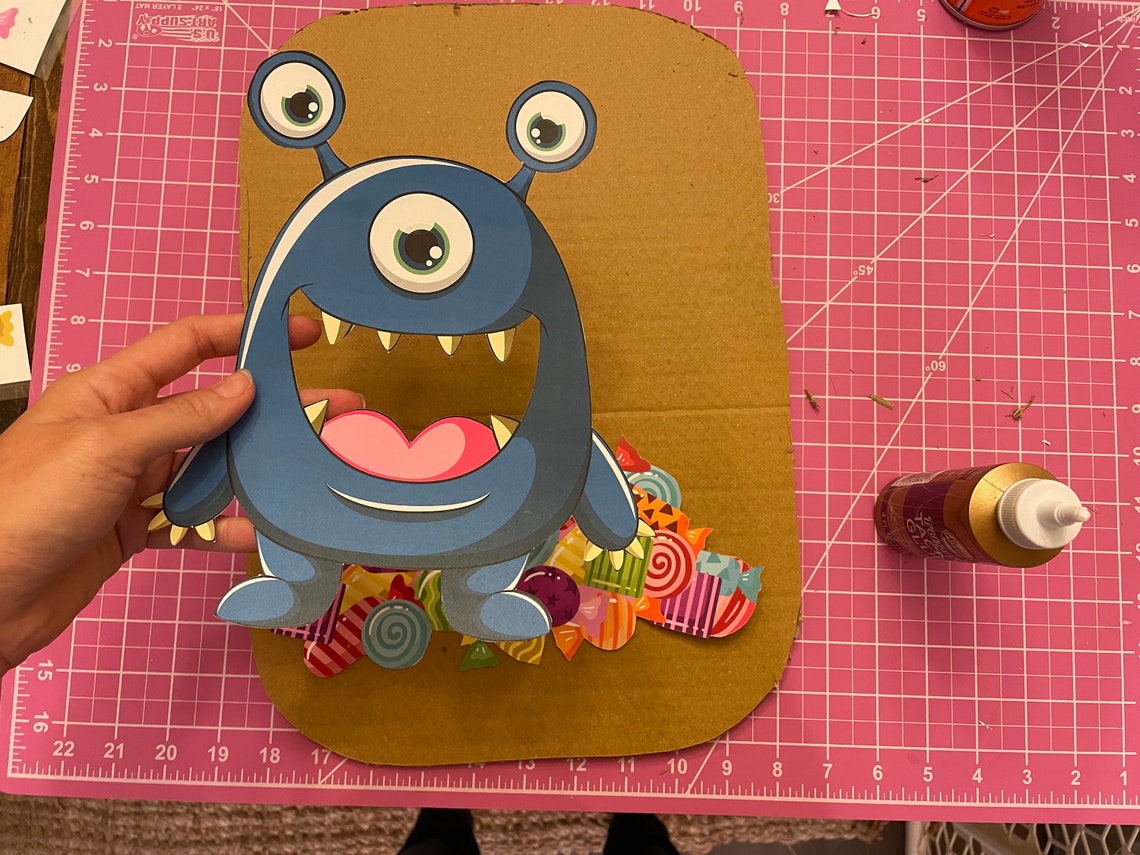 Halloween Candy Monster Printable PDF Toddler Activity Set - Etsy