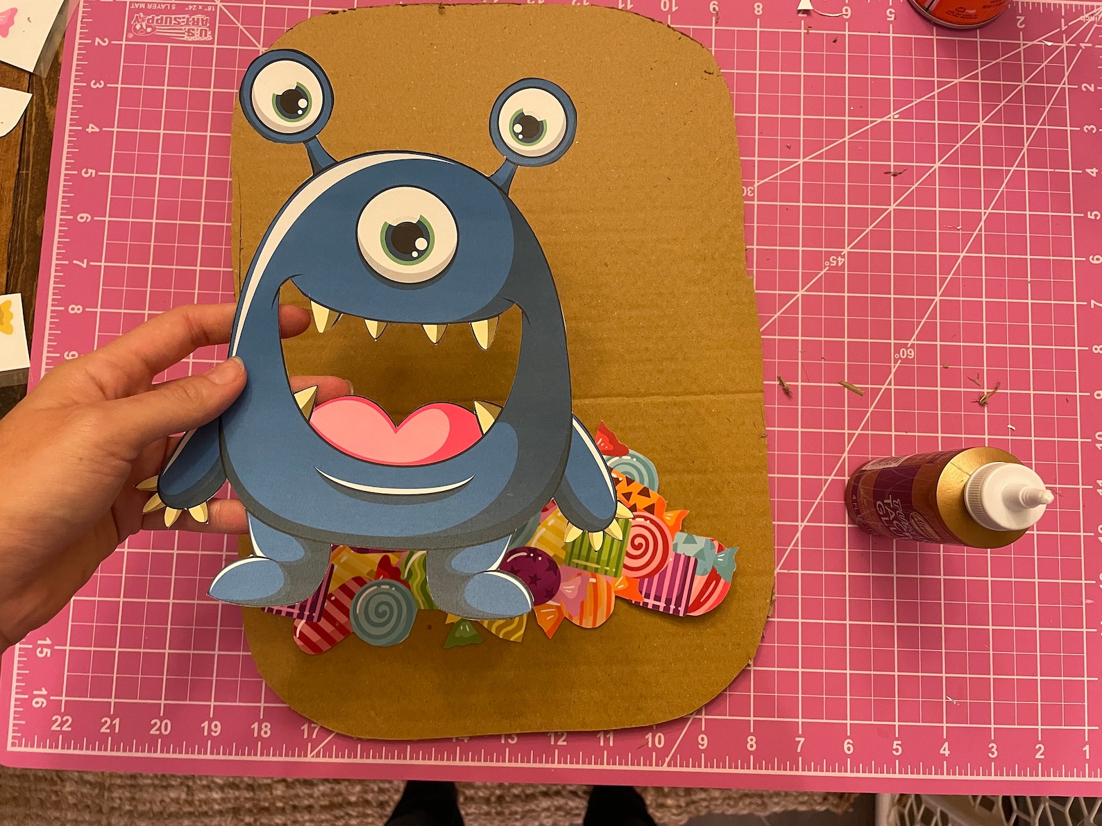 Halloween Candy Monster Printable PDF Toddler Activity Set - Etsy
