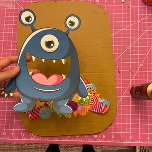 Halloween Candy Monster Printable PDF Toddler Activity Set - Etsy
