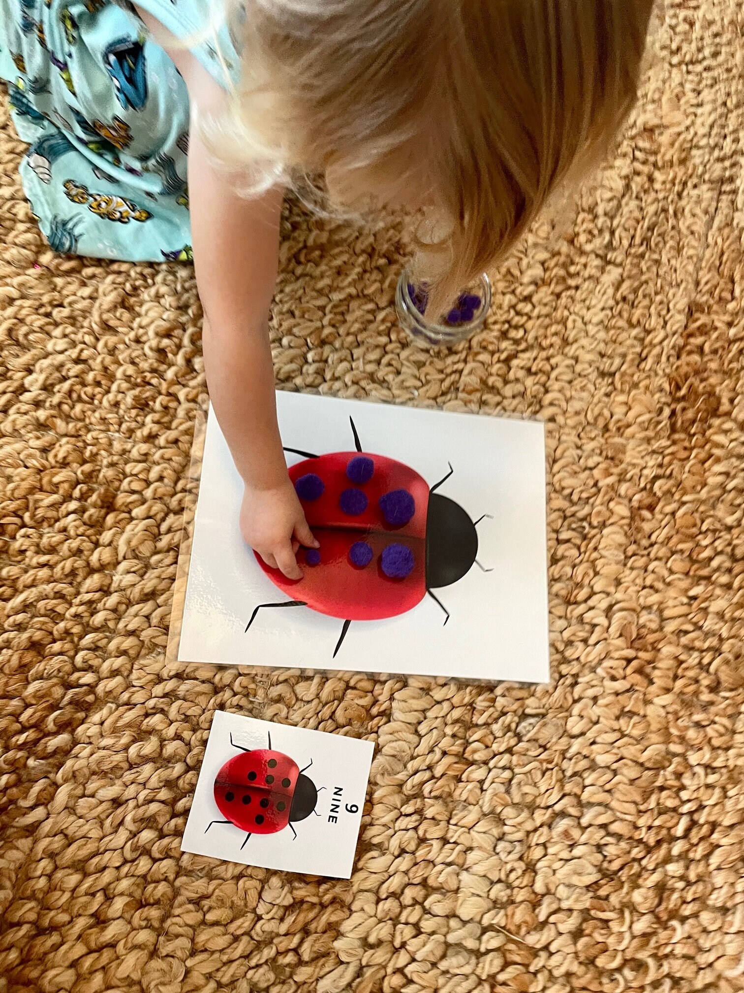 Ladybug Number Match Printable Game // Ladybug Learning - Etsy Canada