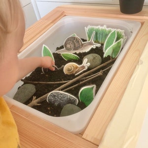 Snail Activity Set // PRINTABLE PDF // DIY Toddler Nature Color Letter ...