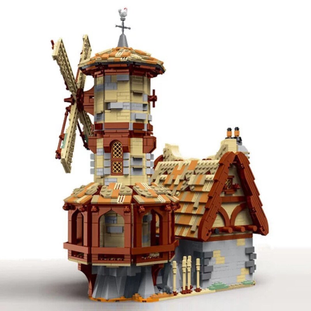 The Medieval Windmill Town Market Figure Figures Smithy - Etsy