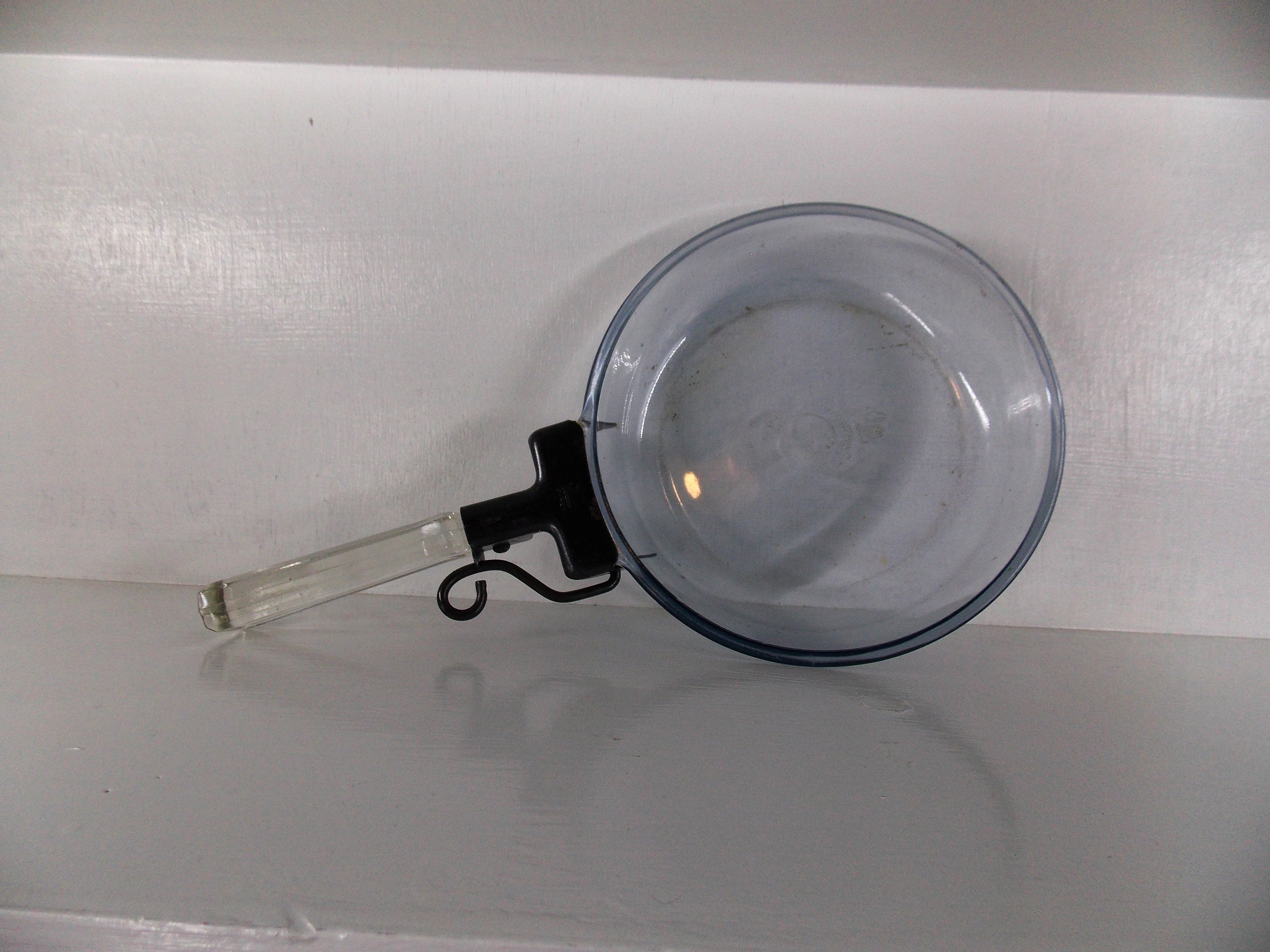 Vintage Pyrex Flameware 7 Pan Glass Skillet Detachable Handle Made in ...