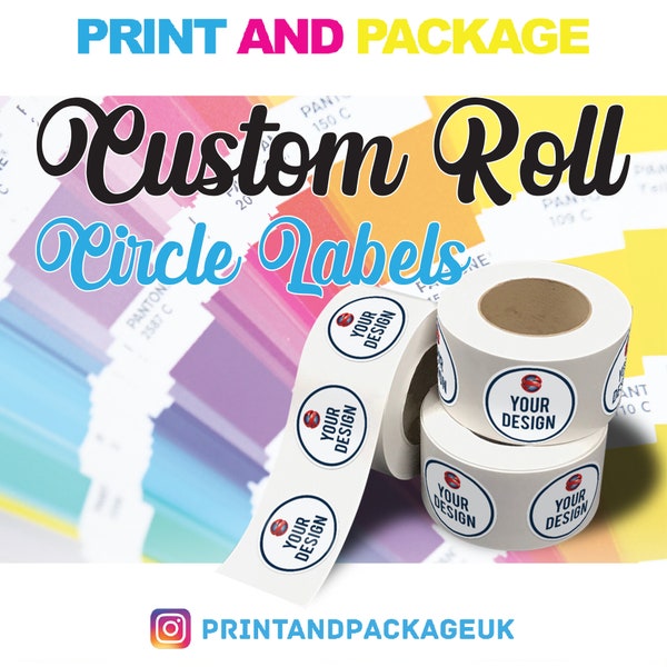Round Logo Stickers - Etsy UK