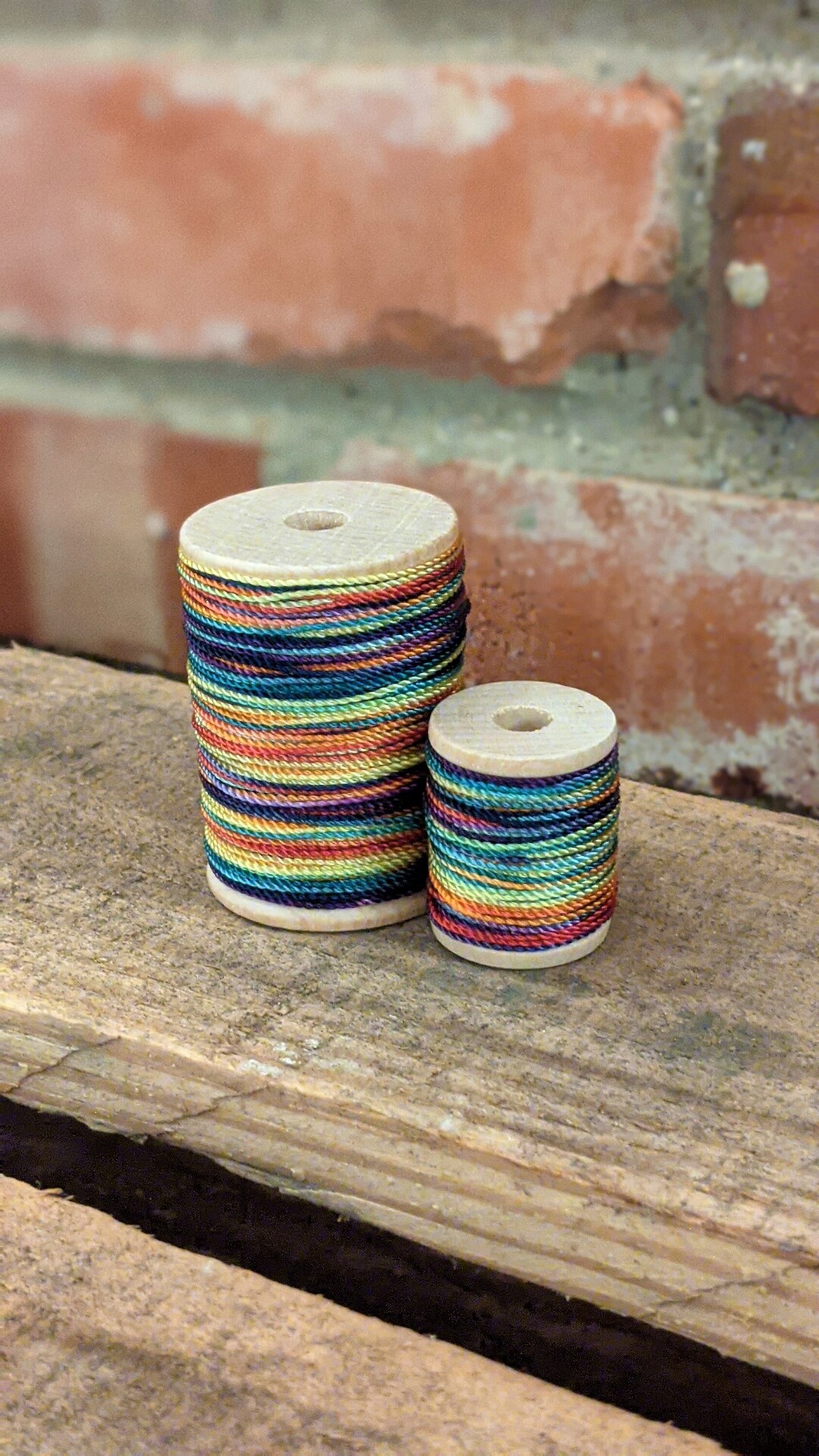 Rainbow Thread Variegated Nylon Hand-dyed - Etsy