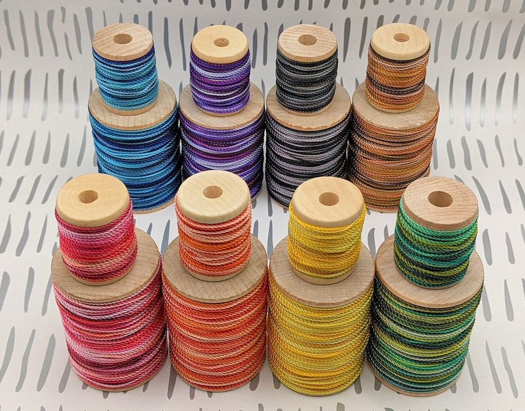 Variegated Nylon Thread Hand-dyed - Etsy