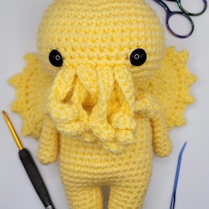 Cthulhu Crochet Pattern - Mini Cthulhu Eldritch God - Etsy