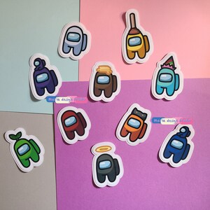 Sus Creature Stickers and Sticker Sheet Imposter Game - Etsy