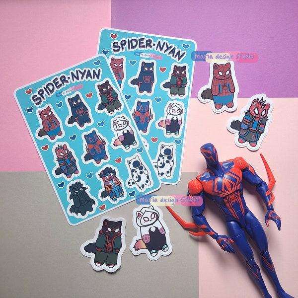 Spider Man Stickers - Etsy
