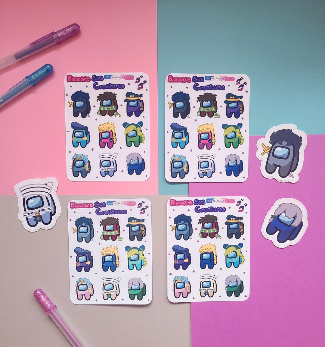 Bizarre Sus Creature Stickers Bizarre Anime Anime Stickers Anime Bullet ...