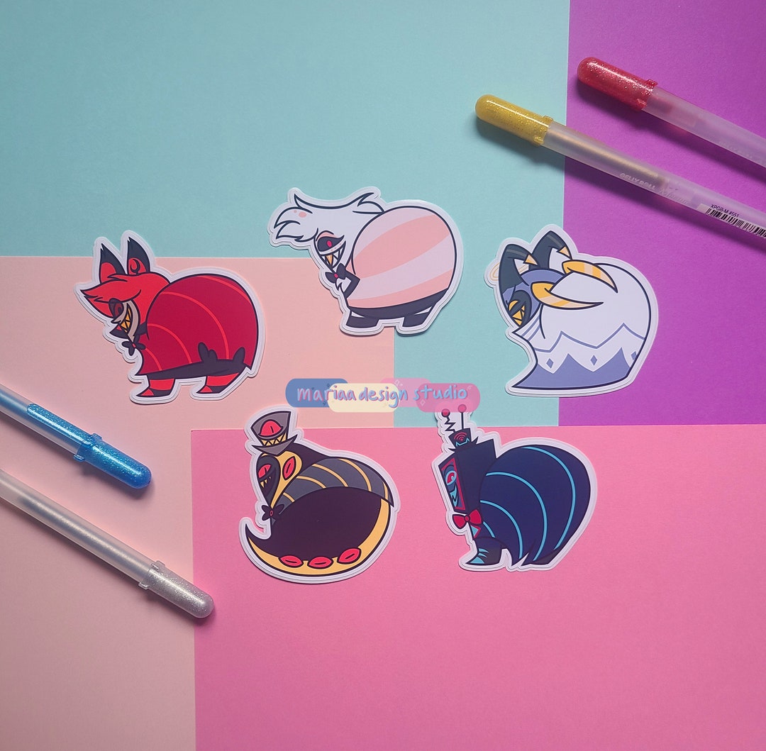 Twerking Hazbin Stickers Laptop Stickers Kawaii Stickers Funny Sticker ...