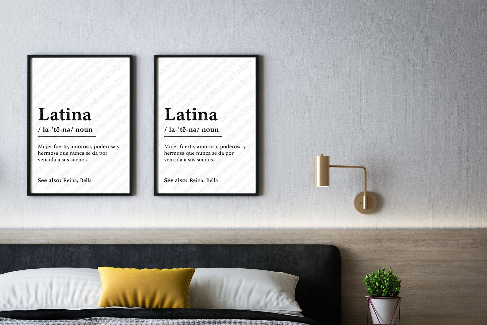 Latina Definition Wall Art - Printable Wall Art Digital Download and ...