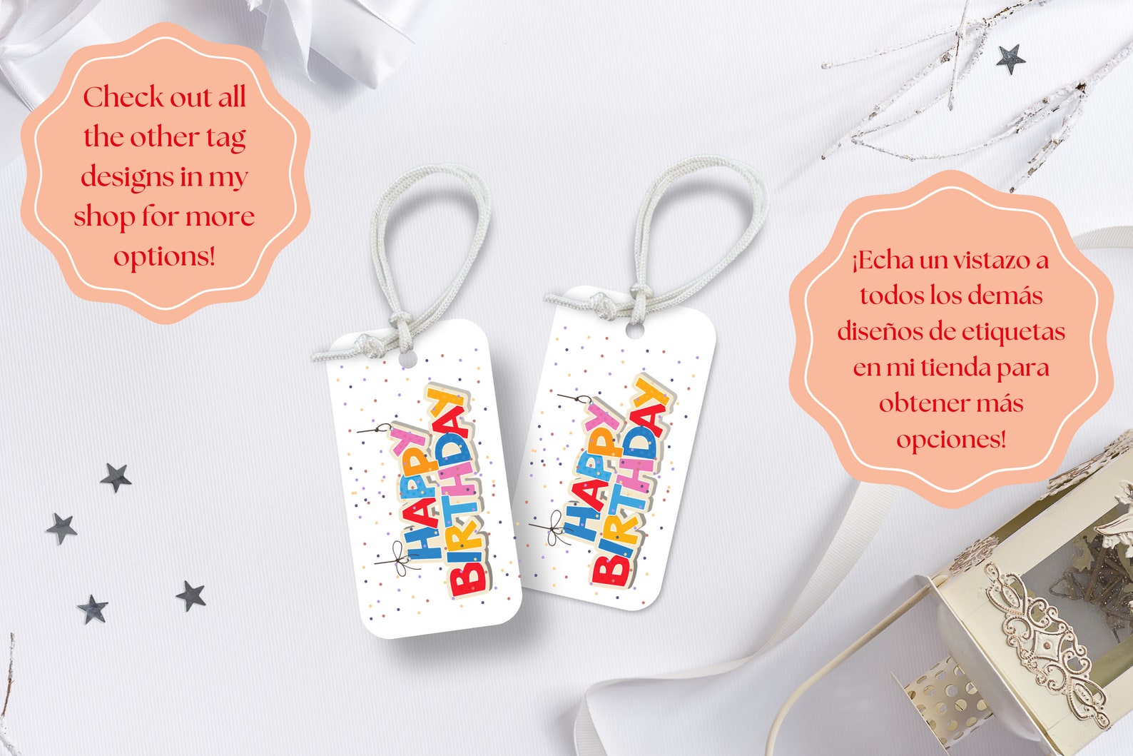 Printable Canva Tag Template, Shapes, for ~2x4 Inch Tags, Hang Tag ...