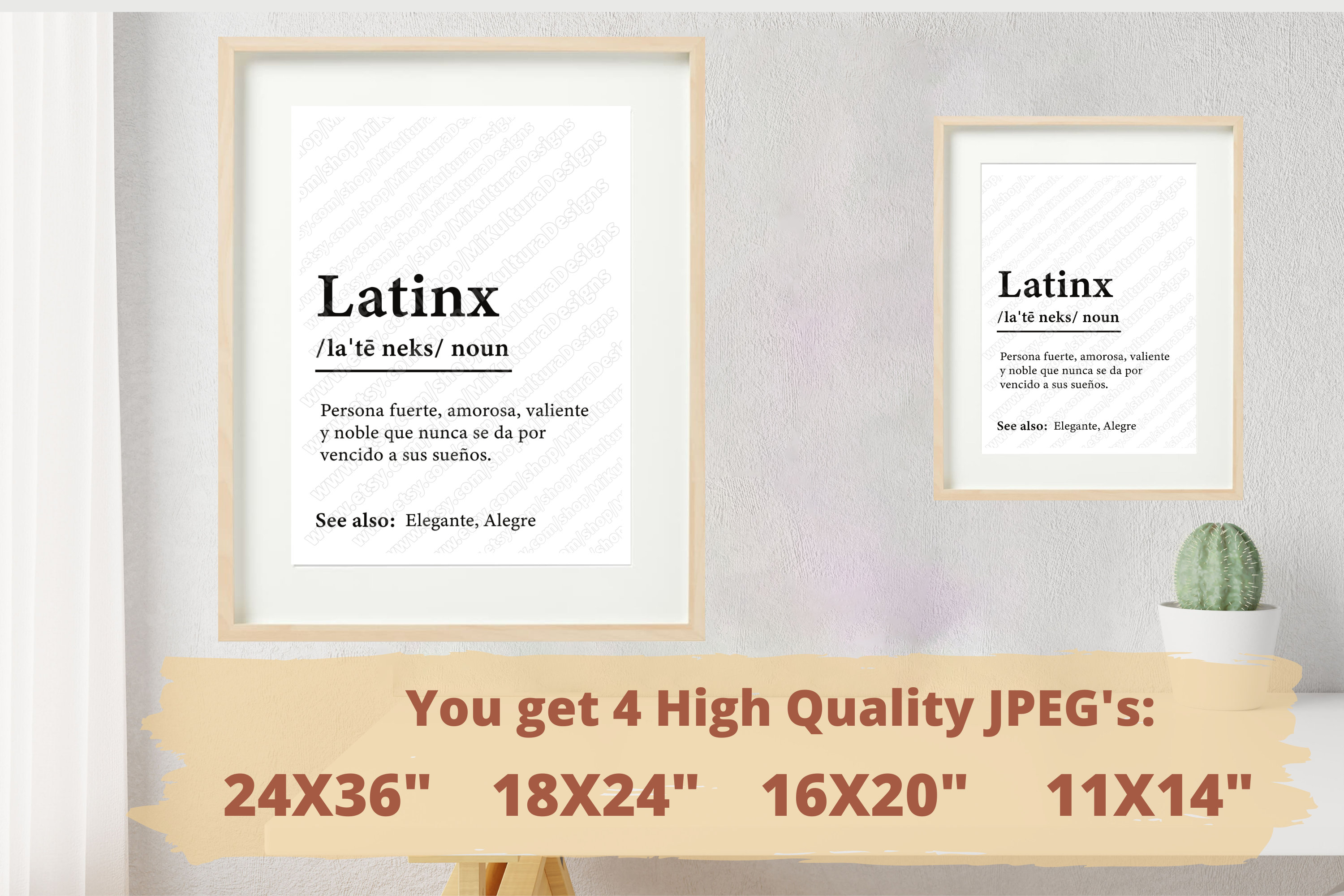 Latinx Definition Wall Art Printable Downloadable Boho Wall - Etsy