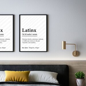 Latinx Definition Wall Art - Printable Downloadable Boho Wall Art ...