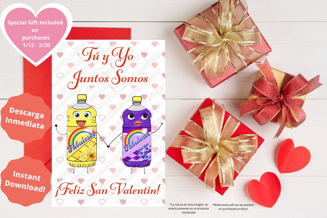 Tarjeta De San Valentin, Downloadable Funny Latino Valentine Greeting ...