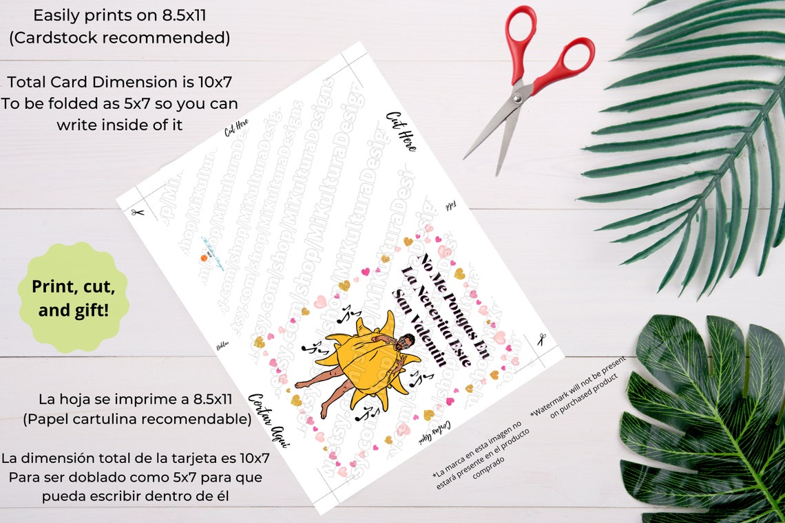 Bad Bunny Valentine Card La Neverita Tarjeta De San Valentin Tarjeta De ...