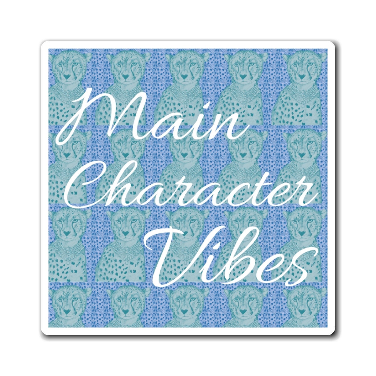 Main Character Vibes Refrigerator Magnet - Etsy