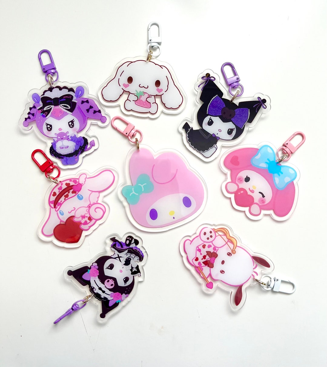 Sanrio and Friends Keychains, Sanrio Keychain, Bag Charms, Kawaii ...