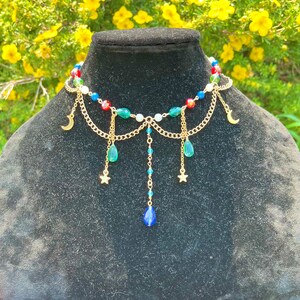 Howls Necklace Inspired, Howls Moving Castle, Beaded Necklace, Studio ...