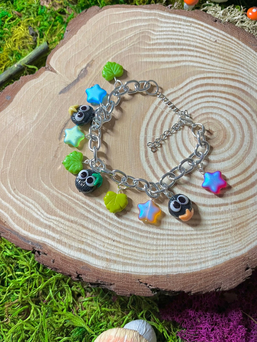Sootsprite Bracelet Inspired, Dangle Bracelets, Charm Bracelet - Etsy