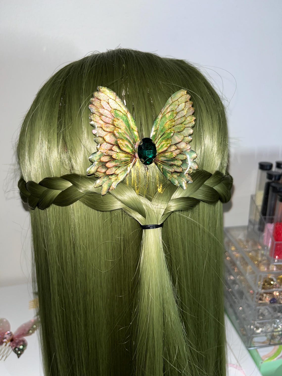 Fairy Wing Hair Comb, Bridal Hair Piece, Fairy Kei, Cottagecore ...