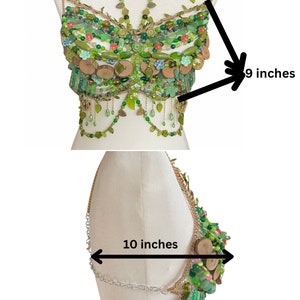Butterfly Beaded Bralette, Body Jewelry, Beaded Top, Fairycore ...