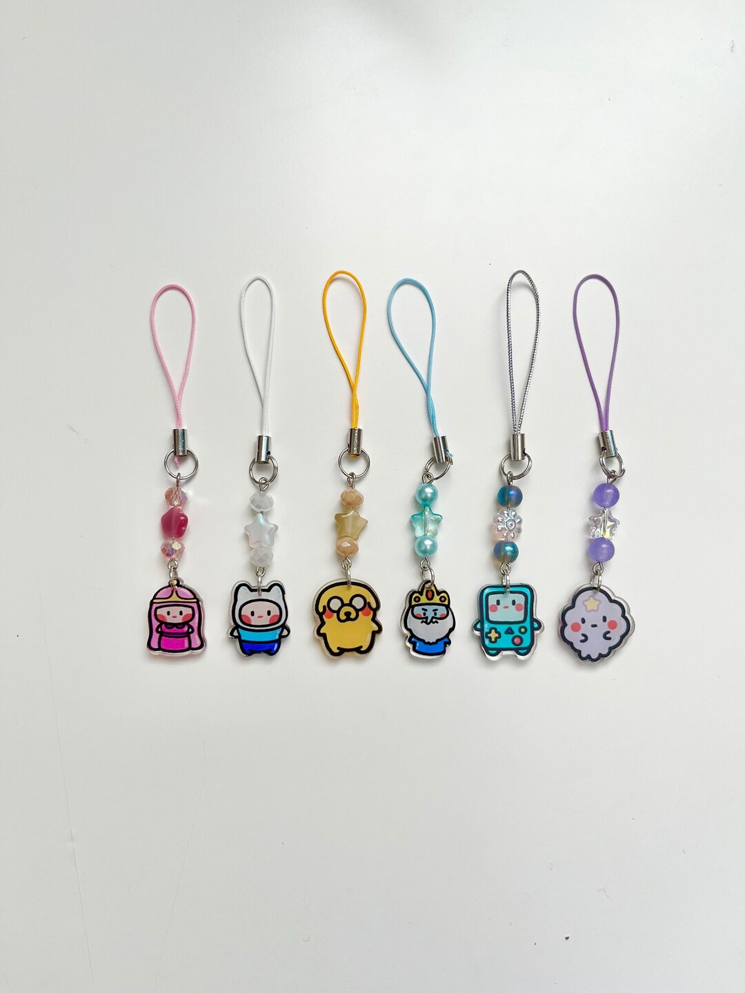 Adventure Time Keychains, Bag Charms, Kawaii Keychains, Phone Charms - Etsy