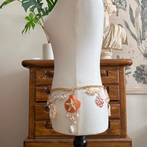 Waist Chain, Bikini Body Jewelry, Seashell Body Jewelry, Beach ...