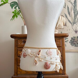 Waist Chain, Bikini Body Jewelry, Seashell Body Jewelry, Beach ...