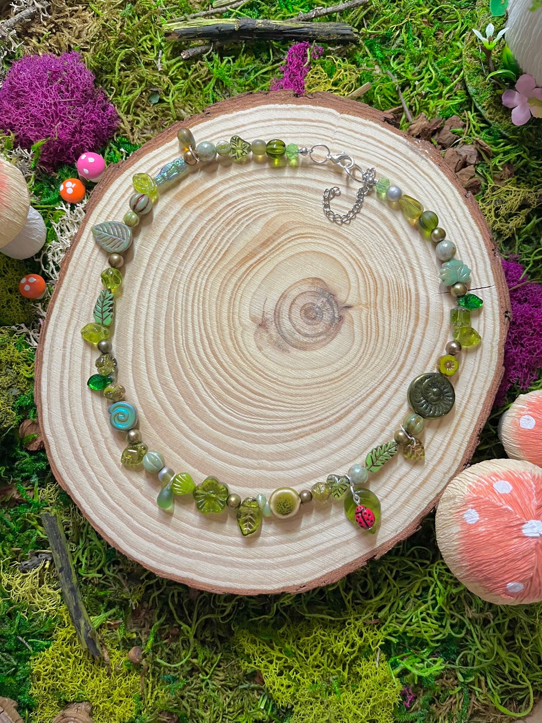Olivia Necklace, Cottagecore, Jewelry, Necklace, Grunge, Fairycore ...