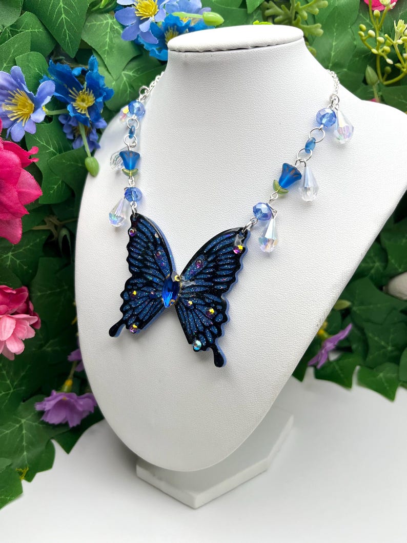Ulysses Butterfly, Butterfly Necklace and Earrings, Jewelry ...