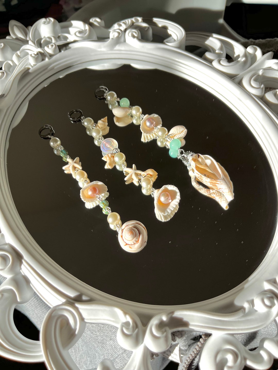 Seashell Hair Charms, Shell Hair Accessories, Ocean Themed Jewelry ...