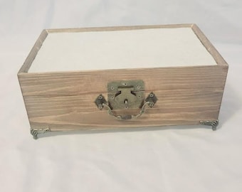 Decorative Rustic Jewelry Box - Etsy