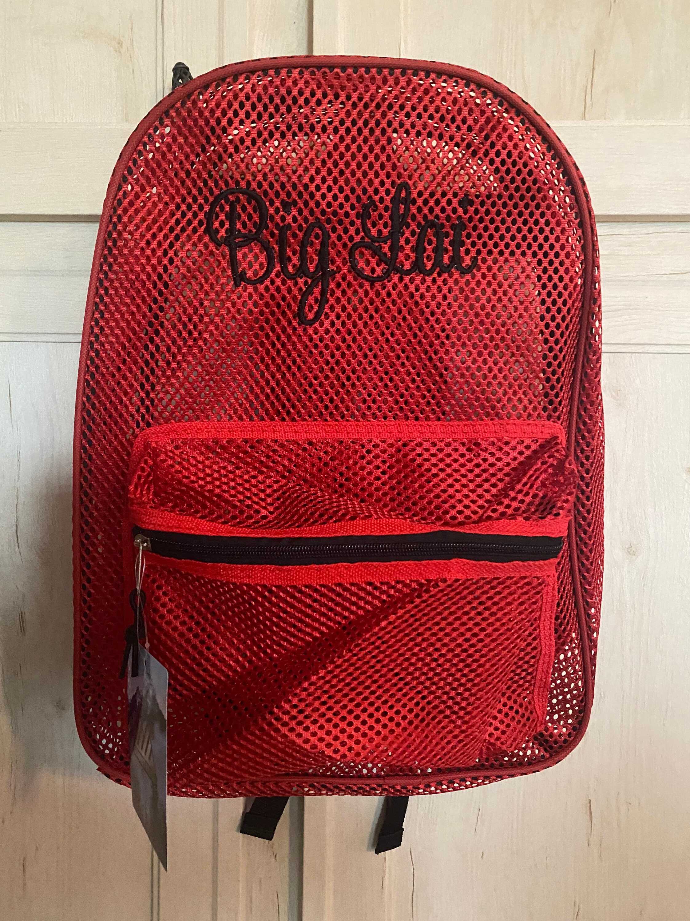 Mesh Backpack Red - Etsy