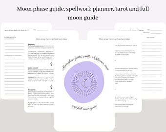 Moon Phase Guide | Etsy